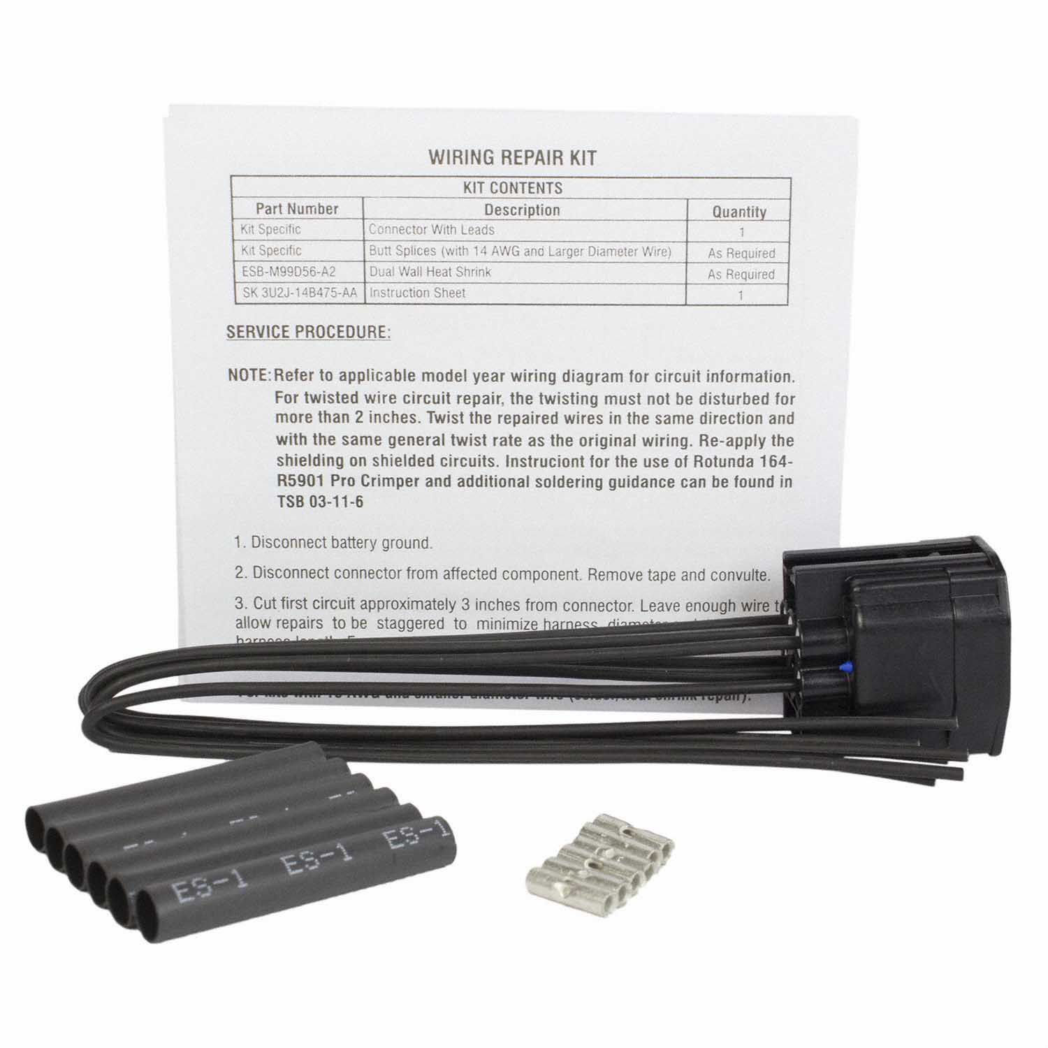 WPT1344 Ford | Power Window Motor Connector Wire | Source One Parts Center