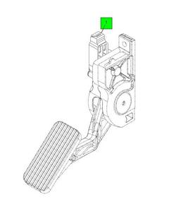 2587164C91 Navistar International | Accelerator Pedal Position Sensor ...