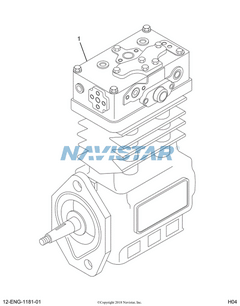 BX5004613X Navistar International | Compressor | Source One Parts Center