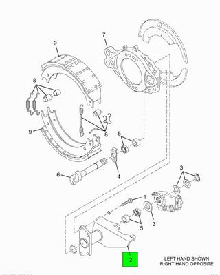 2522813C91 Navistar International | Camshaft Support Bracket | Source ...