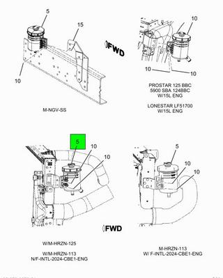4043003C92 Navistar International | Power Steering Reservoir | Source ...