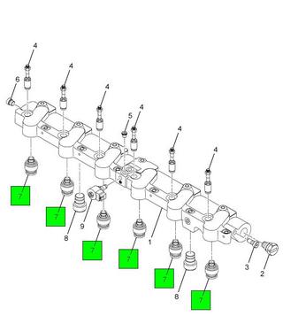 1841923C98 Navistar International | Injector Oil Inlet Adapter Assembly ...