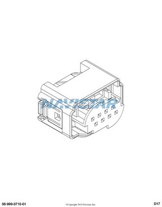 3852527C1 Navistar International | BODY CONNECTOR 8 POSITIVE SOCKET ...