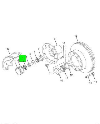 441255C1 Navistar International | Spindle Lock Nut - 5 Pack | Source ...