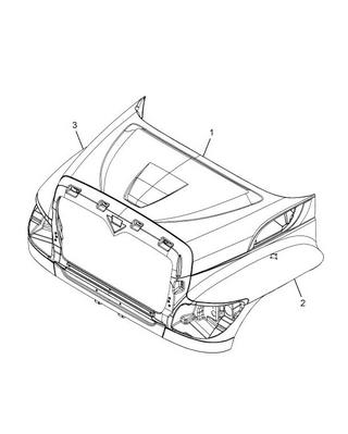 3707880C93 Navistar International | Hood Assembly HDD113 SFA | Source ...