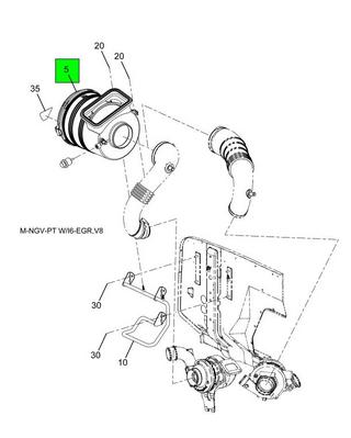 3913925C91 Navistar International | Air Dry Type Cleaner Assembly ...