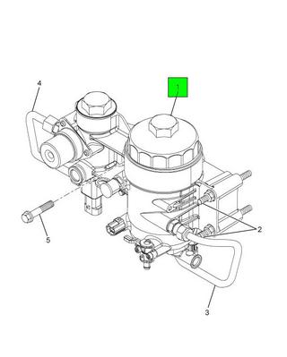1873932C95 Navistar International | Header Assembly Fuel Filter with ...