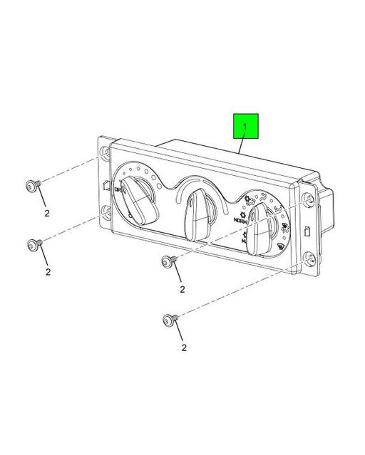 3827580C2 Navistar International | CONTROL HEATER HEAT / A/C | Source ...