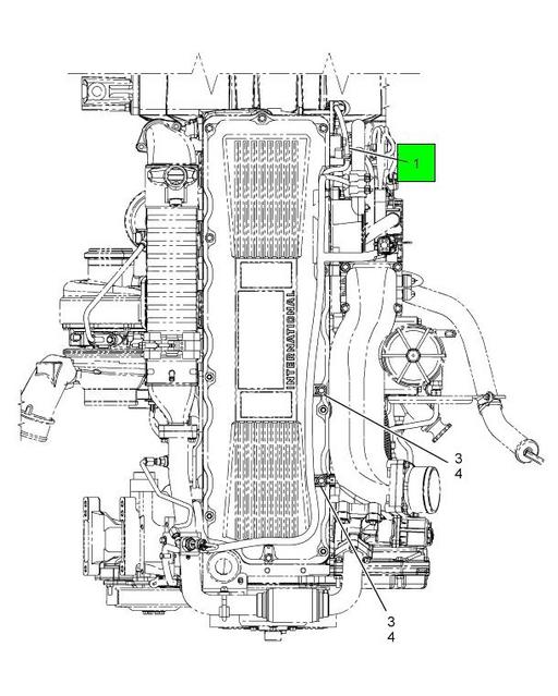 1846133C92 Navistar International | HARNESS ELECTRICAL ENGINE SENSOR ...