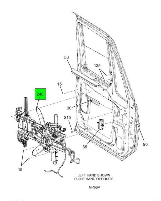 3713145C97 Navistar International | REGULATOR DOOR GLASS LT HARDWARE ...