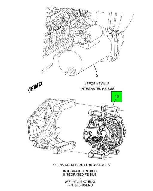 4022171C92 Navistar International | ALTERNATOR12V 240A LEECE NEVILLE ...